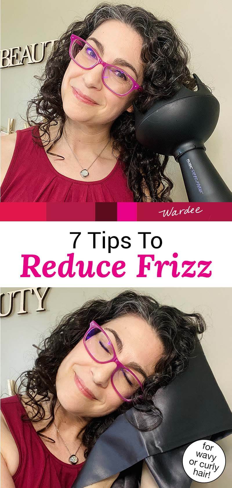 How to Reduce Frizz (for curly or wavy hair!)