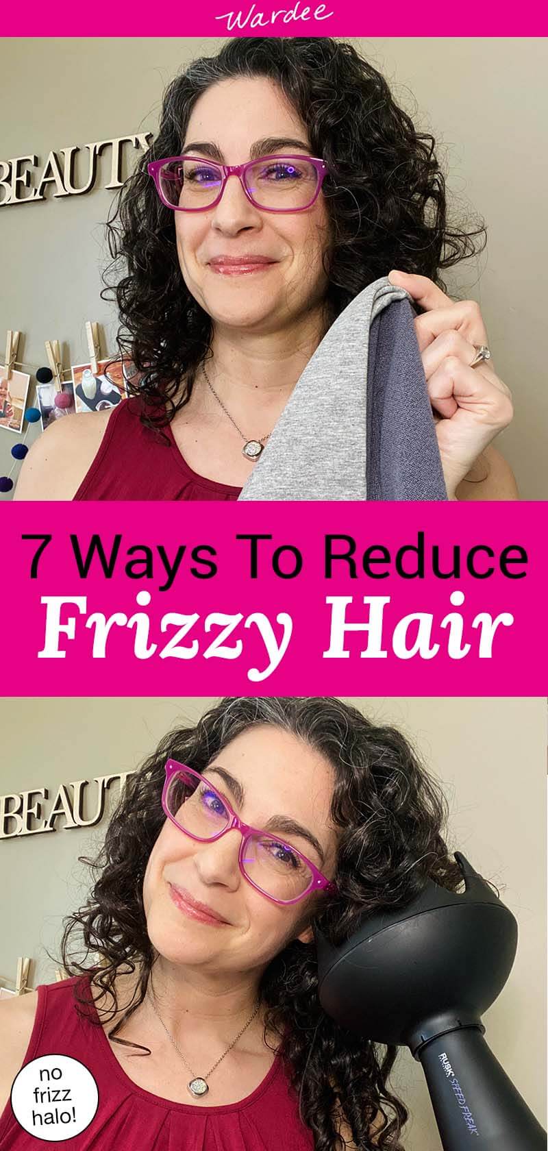 How to Reduce Frizz (for curly or wavy hair!)