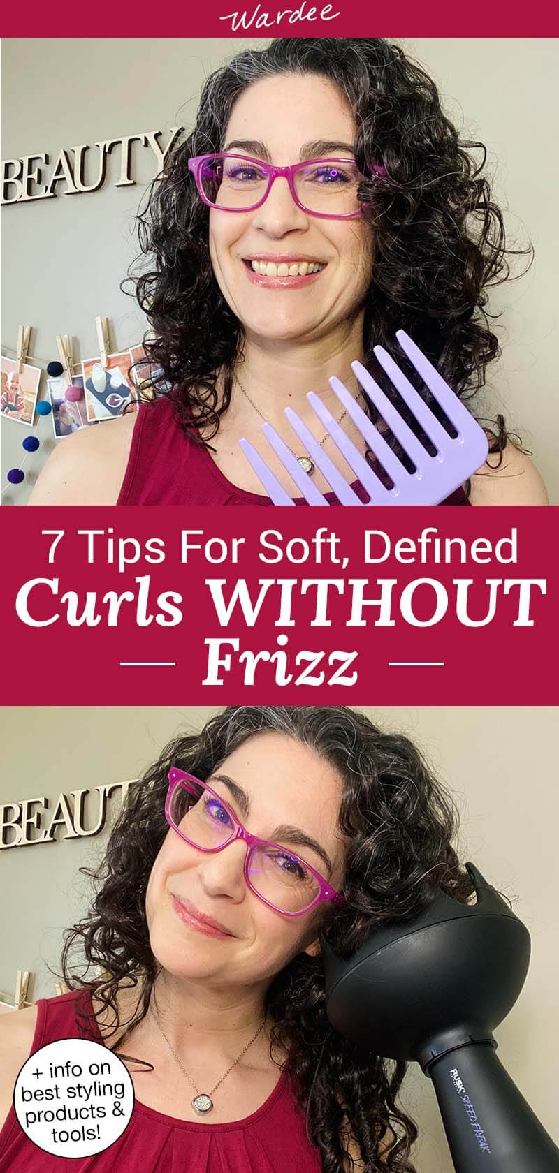 How to Reduce Frizz (for curly or wavy hair!)