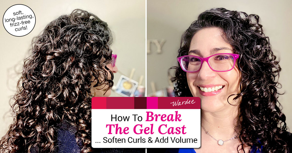 How to Break the Cast on Curly Hair ...Soften Curls & Add Volume