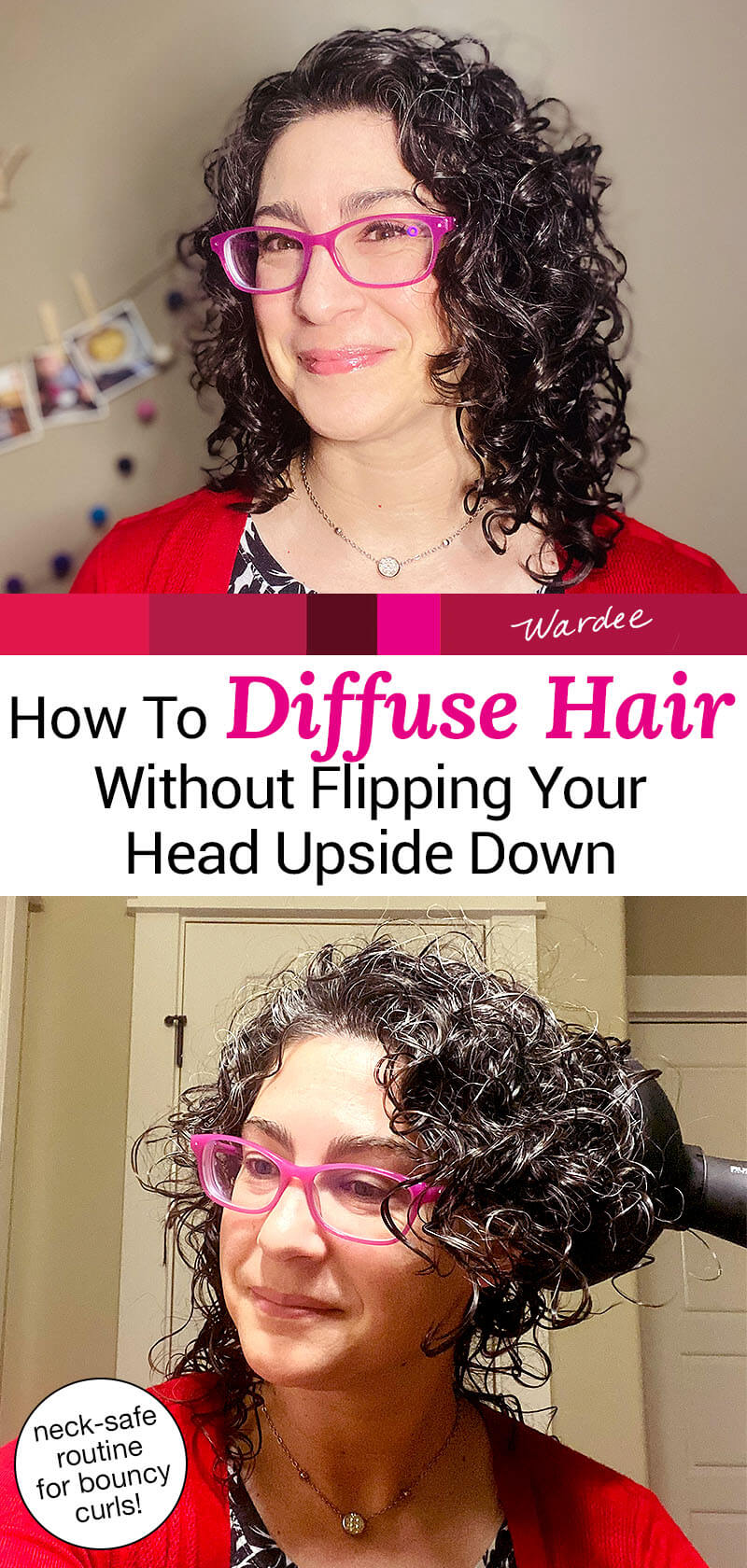 How to Diffuse Hair Without Flipping Head Upside Down
