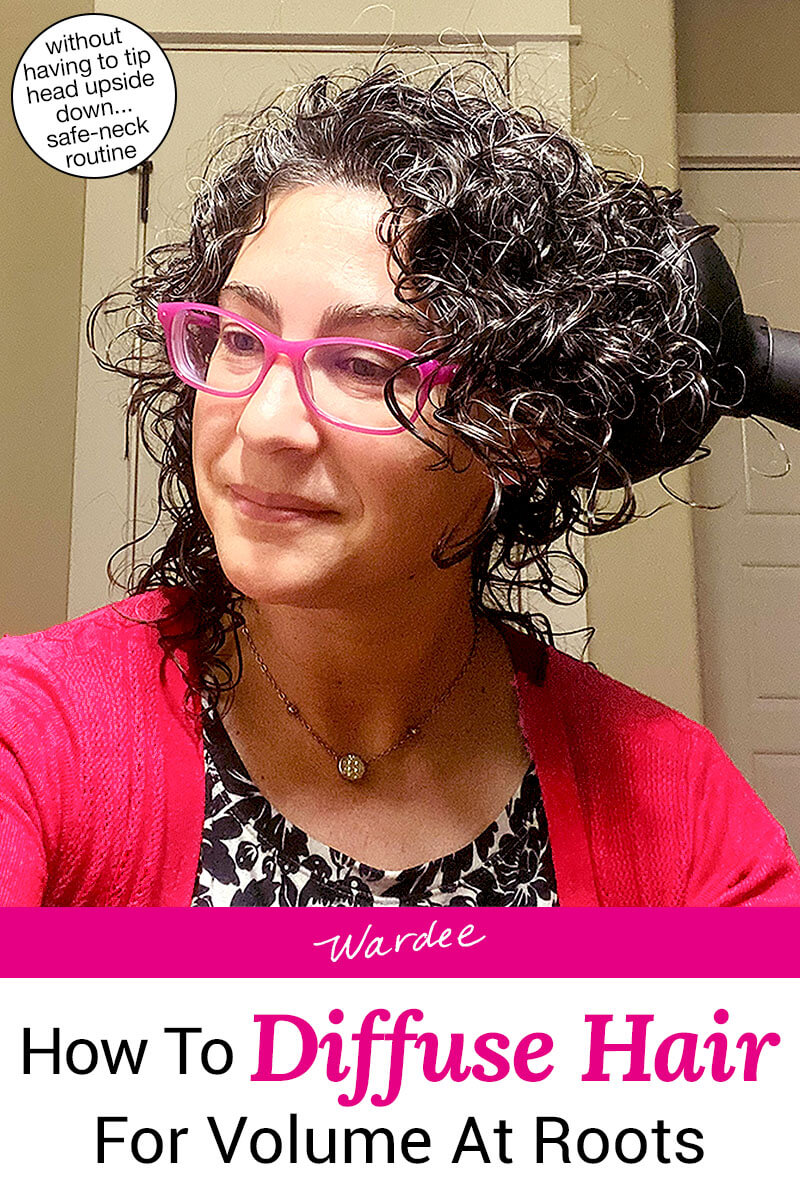 How to Diffuse Hair Without Flipping Head Upside Down