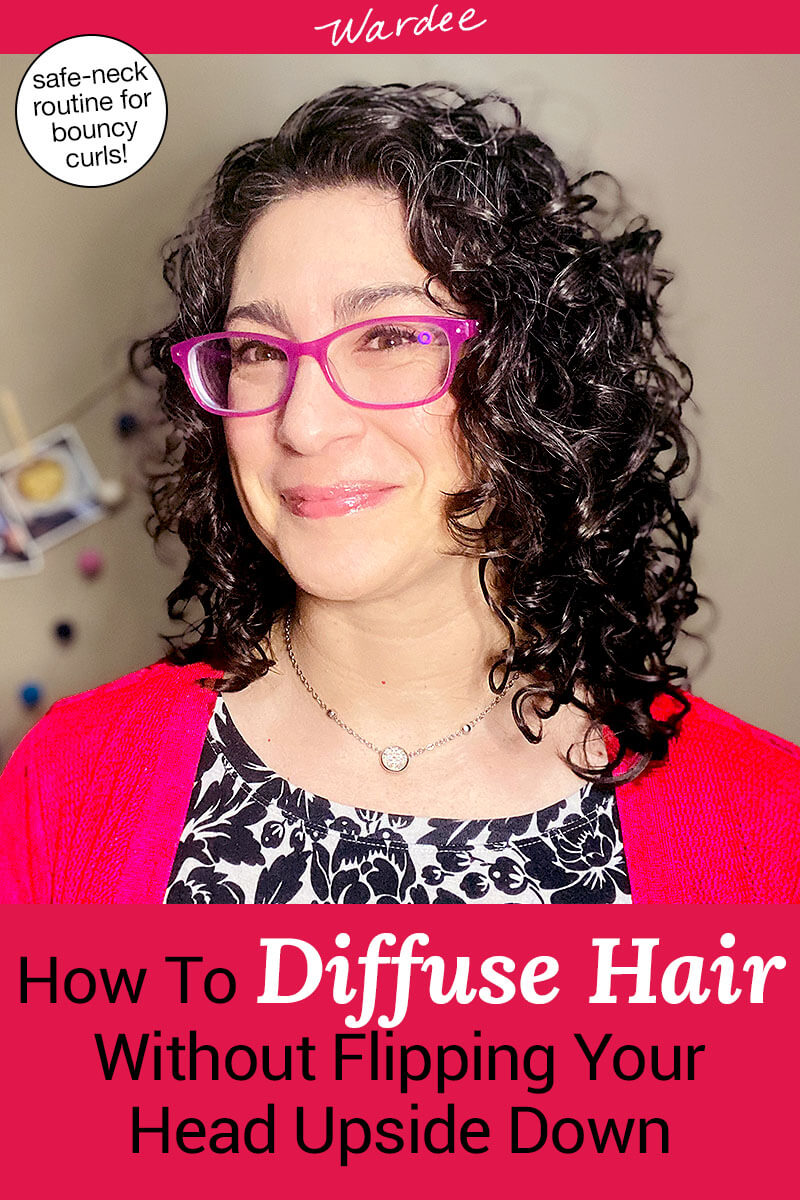 How to Diffuse Hair Without Flipping Head Upside Down