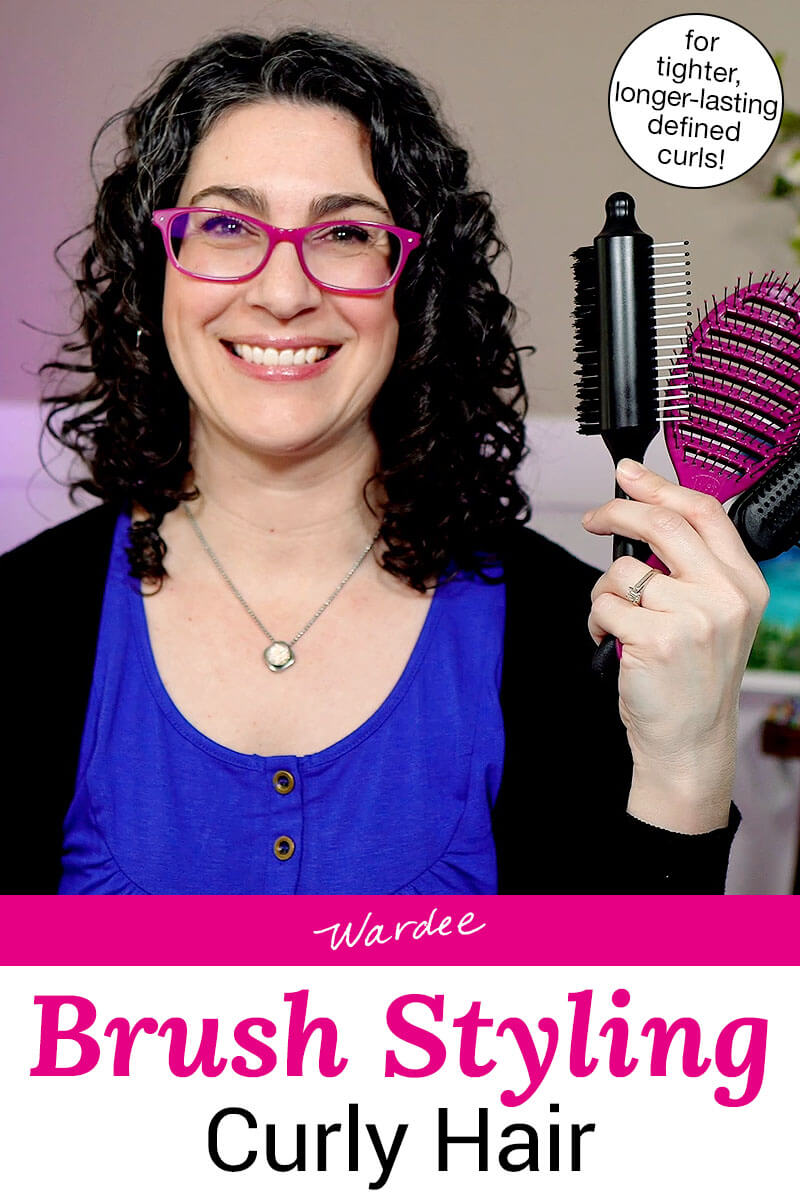 Brush Styling Curly Hair (+the best brush to use!)